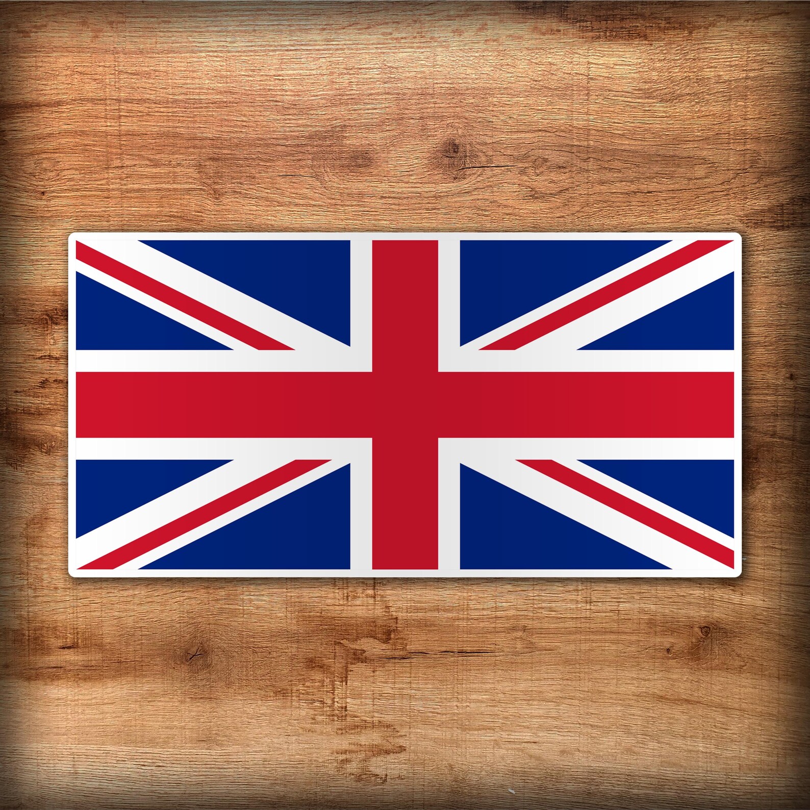 Great Britain Flag Sticker Flags Word Art Printed Vinyl Decal Decals ...