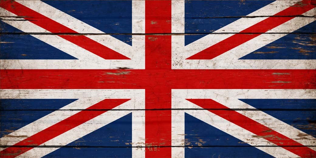 United Kingdom Flag Wood Sign: Rustic British Wall Decor - Etsy