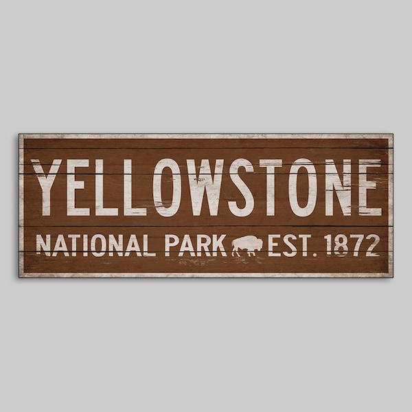 Yellowstone Sign - Etsy