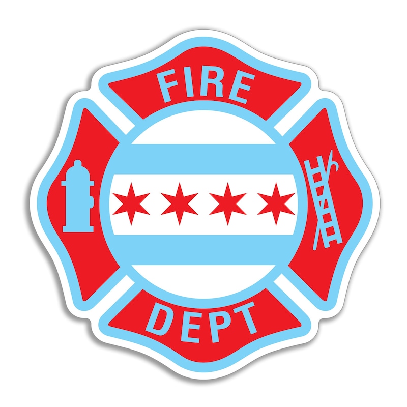 Fire Dept Decal - Etsy