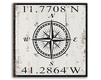Compass Rose Sign - Etsy