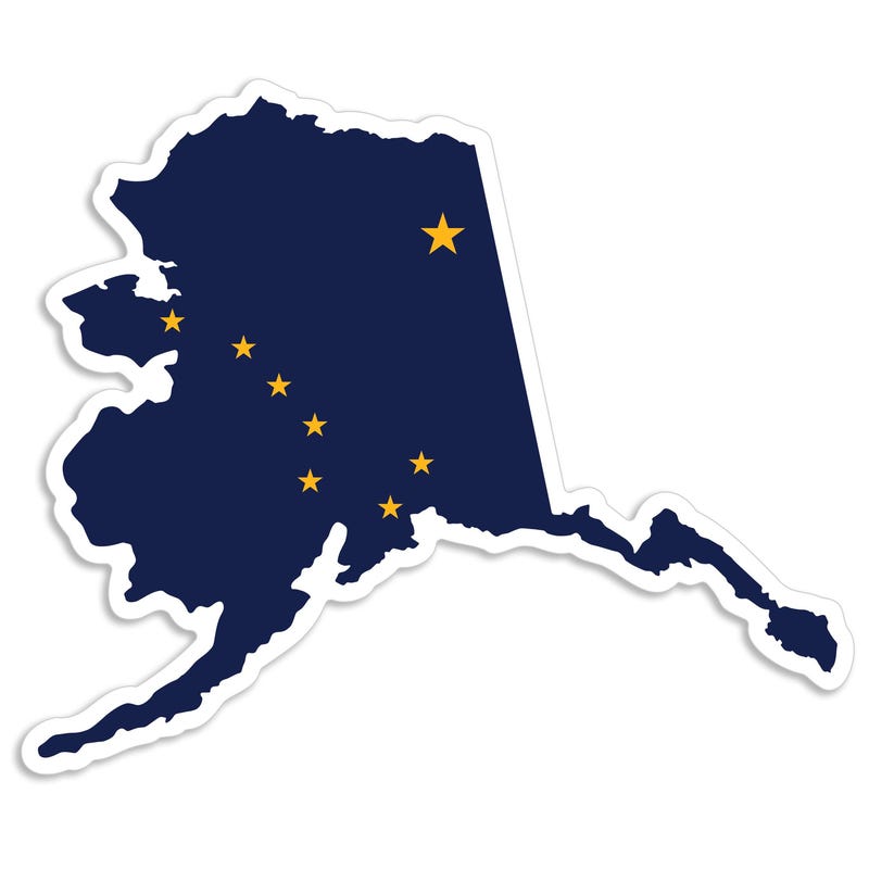 Alaska Decal - Etsy