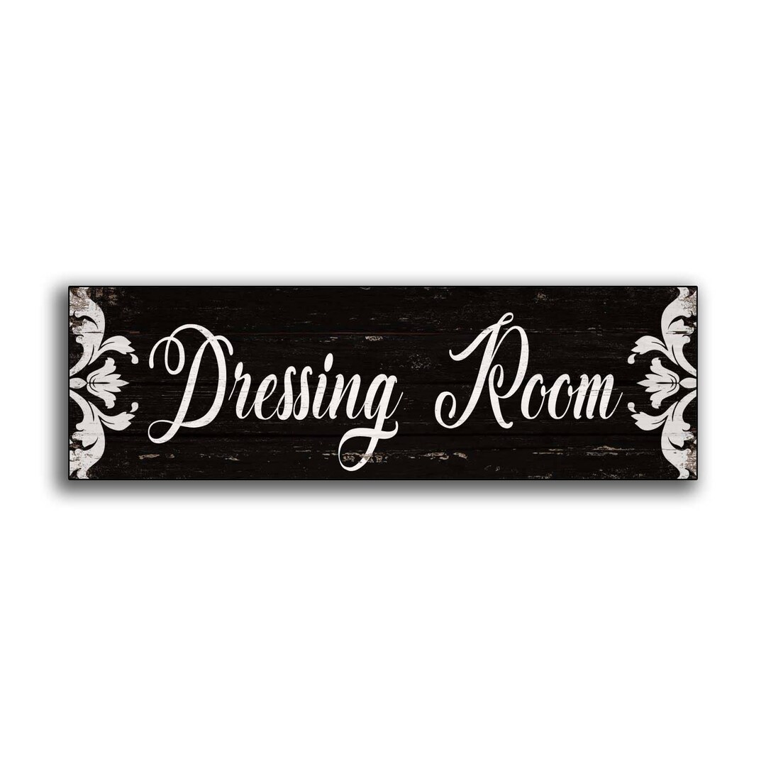 Dressing Room Sign Changing Rooms Wedding Tailor Hand Crafted Print on ...