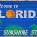 Florida Welcome Sign Wood Sign Signage Wooden Sunshine State Home Wall ...