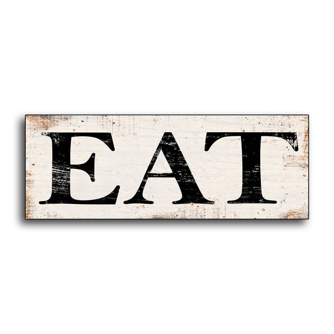 Eat Sign Wooden Handmade Wood Sign Food Dine Decor Cottage - Etsy