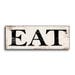 Eat Sign Wooden Handmade Wood Sign Food Dine Decor Cottage Wood Print ...