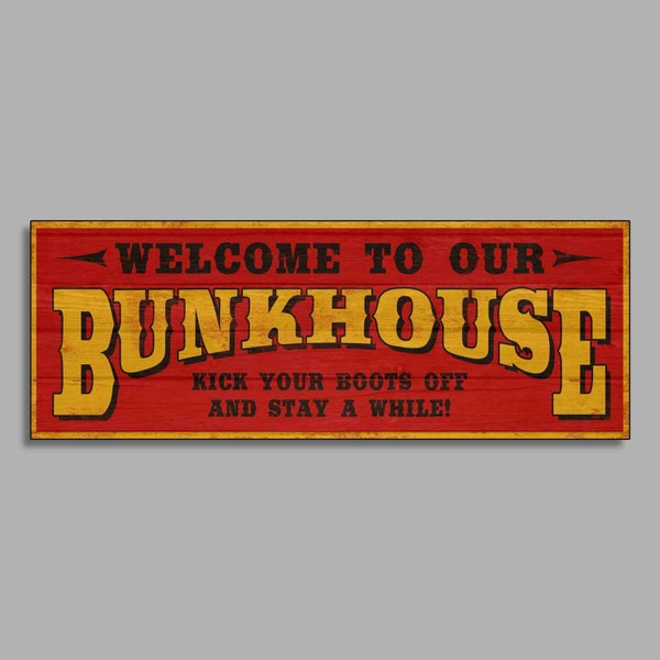 Bunkhouse Sign - Etsy