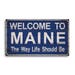 Welcome to Maine Welcome Sign Wood Rustic State Signs Wooden - Etsy