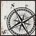 Compass Wood Sign States Print Wooden Compass Rose Plaque Handmade ...