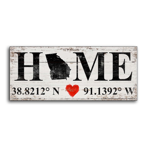 Home State Sign - Etsy