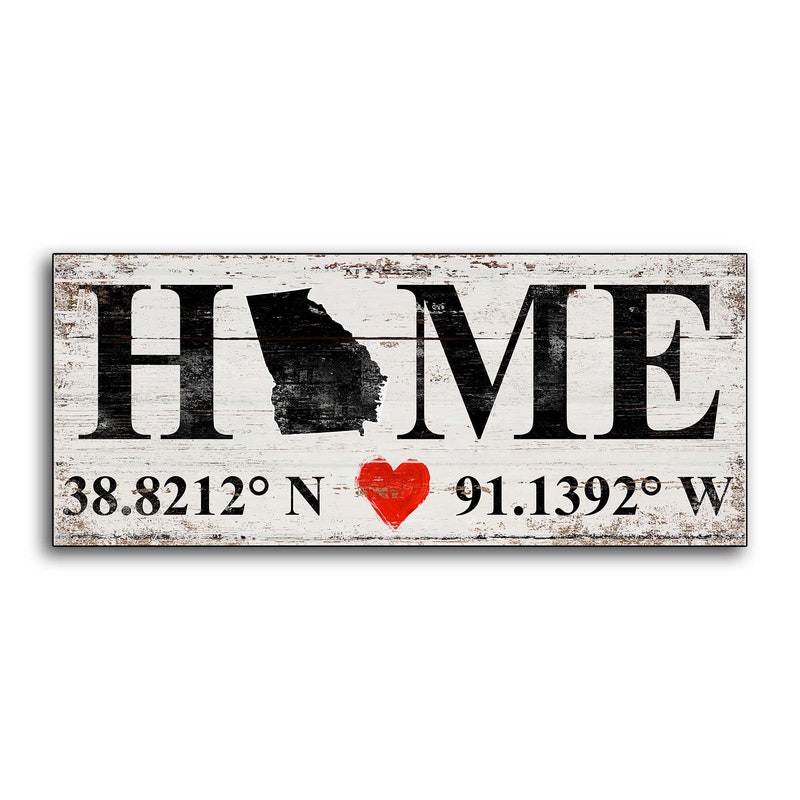 Home State Sign - Etsy