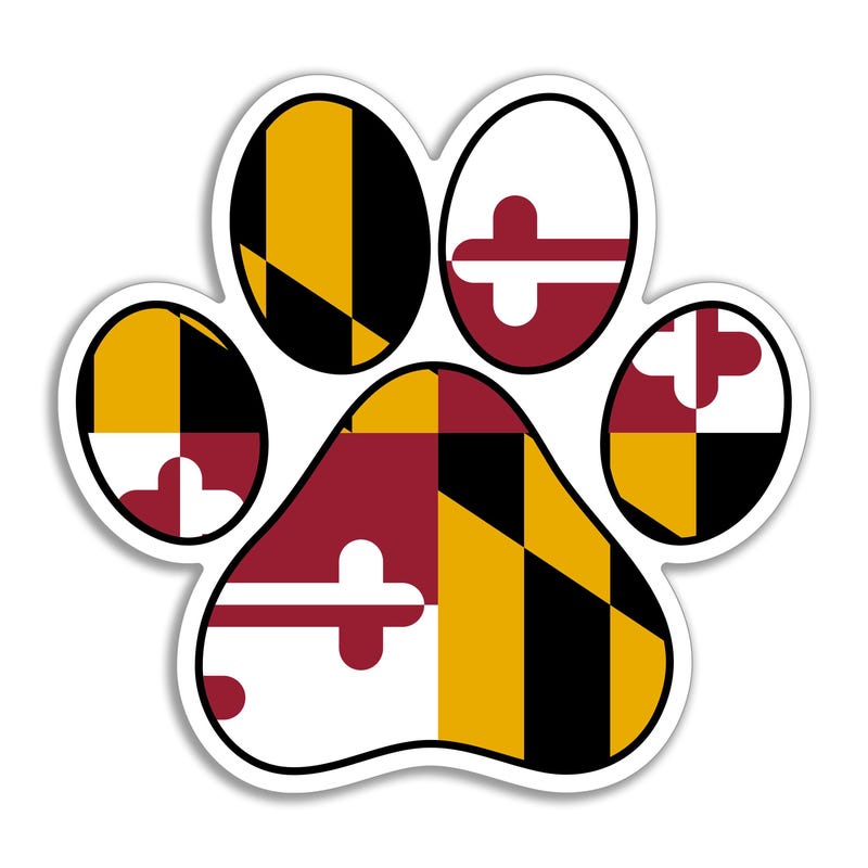 Dog Paw Flag - Etsy