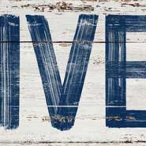 River Arrow Wooden Canvas Mounted Sign Wood Wooden Print Decor Wall ...