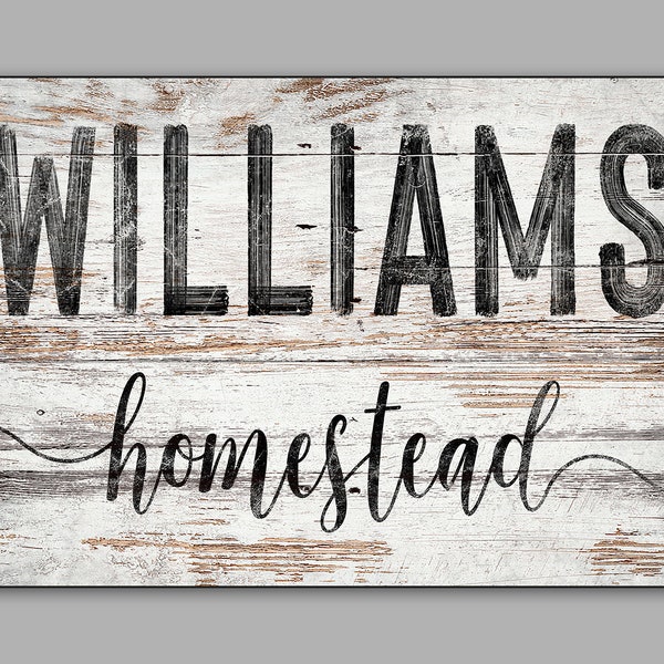 Family Homestead Sign - Etsy