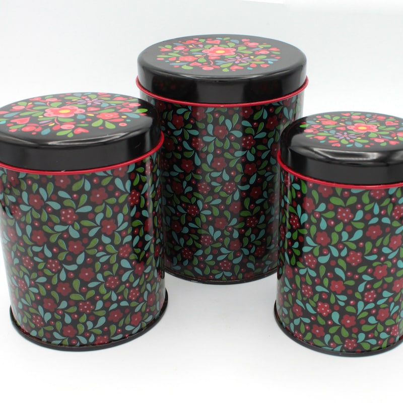 Floral Tin - Etsy