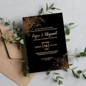 Starfall (ACOTAR Inspired) Party Invitations: Wedding, Bridal Shower ...