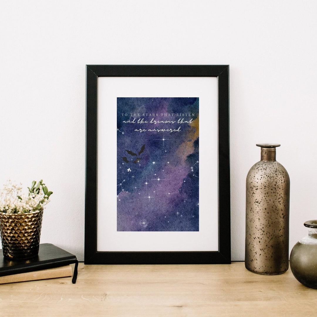 Starfall ACOTAR Themed Digital Art Print: Rhysand Feyre Feysand Cassian ...