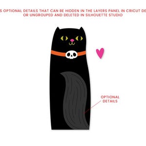 Halloween Bookmarks SVG, Bookmark Cut Files, Cat, Book Reading Ghost ...