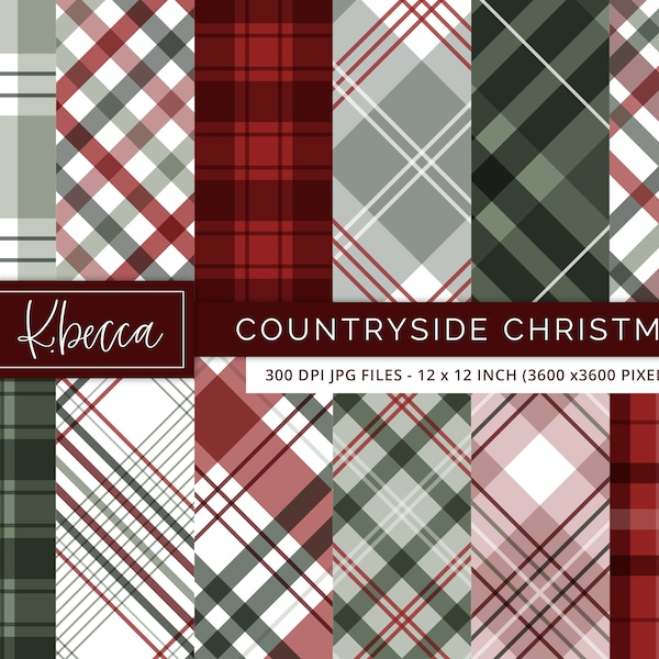 Christmas Plaid - Etsy