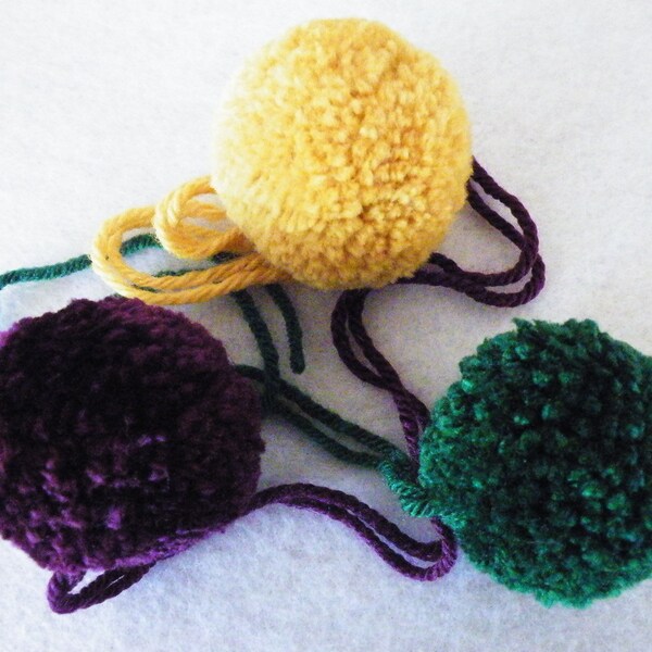 Yarn Pom Poms - Etsy