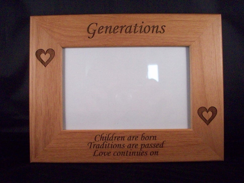4 X 6 Generations Picture Frame - Etsy