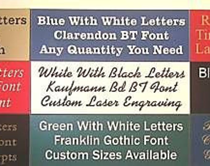 1 X 3 Custom Display Case Nameplate. Name Plate for Picture Frame. - Etsy