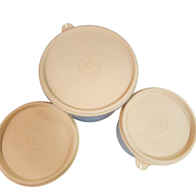 Vintage Tupperware Stackable Storage Containers With Lids - Etsy