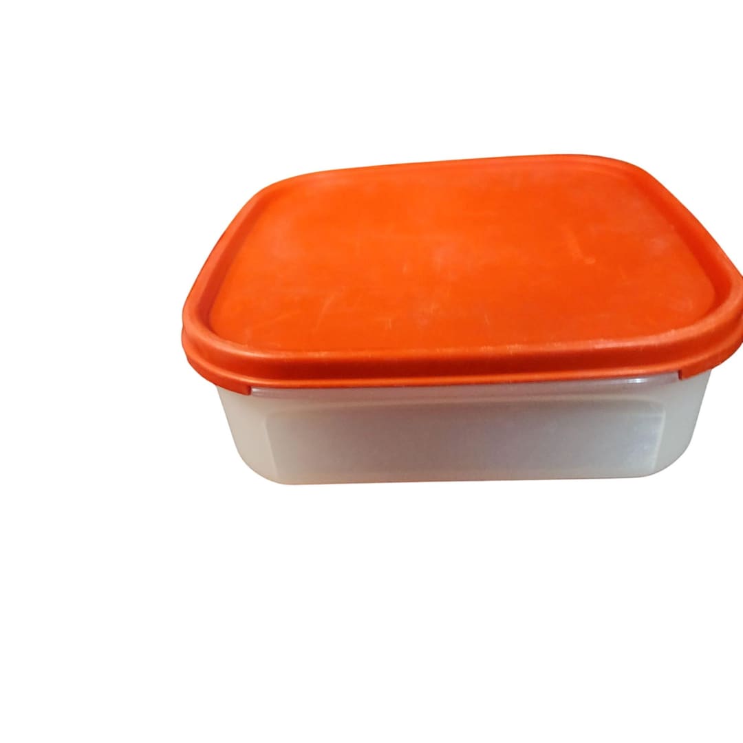 Tupperware Modular Mates Square Container Size 1 Poppy Red Seal - Etsy