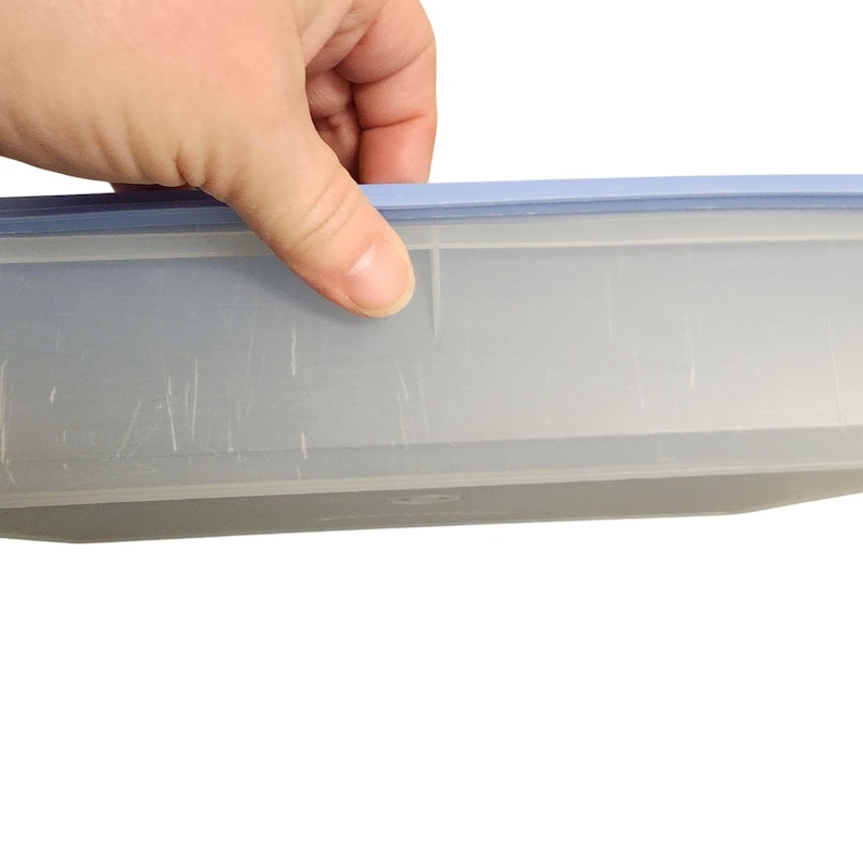 Tupperware Rectangular Storage Container With Lid - Etsy