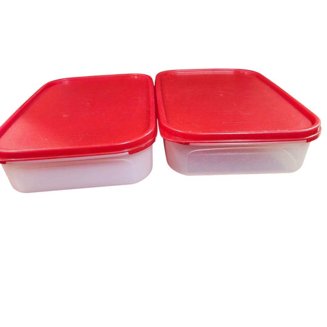 Tupperware Modular Mates Red Seals Size 1 - Etsy