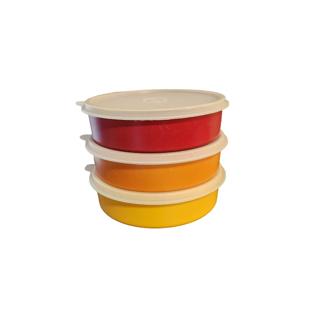 Tupperware Retro Vintage Bowls Set 3 With Seals - Etsy