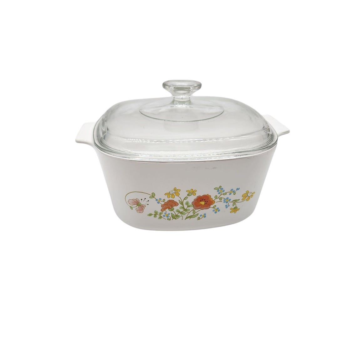 Corning Ware Wild Flowers 3 Liter Casserole Dish A-3-B Corning Ware 3 ...