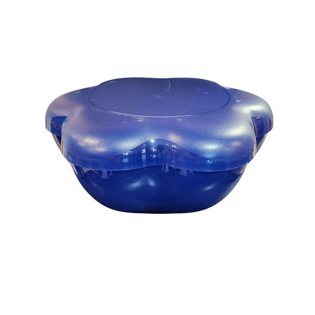 Tupperware Chip N Dip Set Navy Blue - Etsy