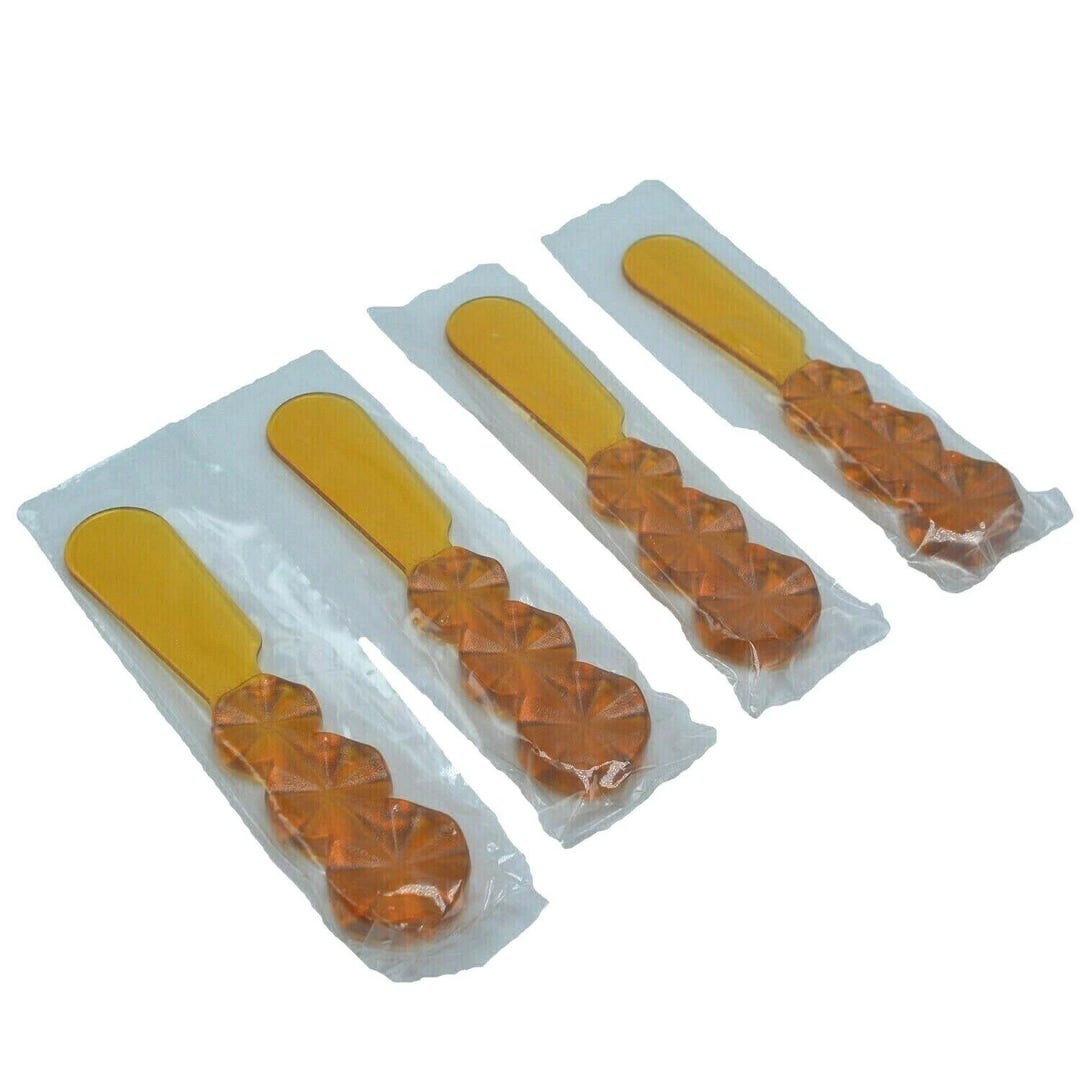 Tupperware Cocktail Spreader Sheerly Elegant Jewel #4997A-4 Amber Set ...