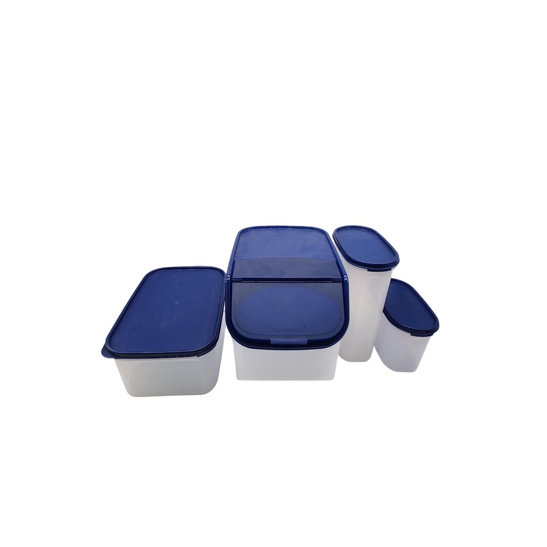 Tupperware Blue Modular Mates Snack Keeper Plus More - Etsy