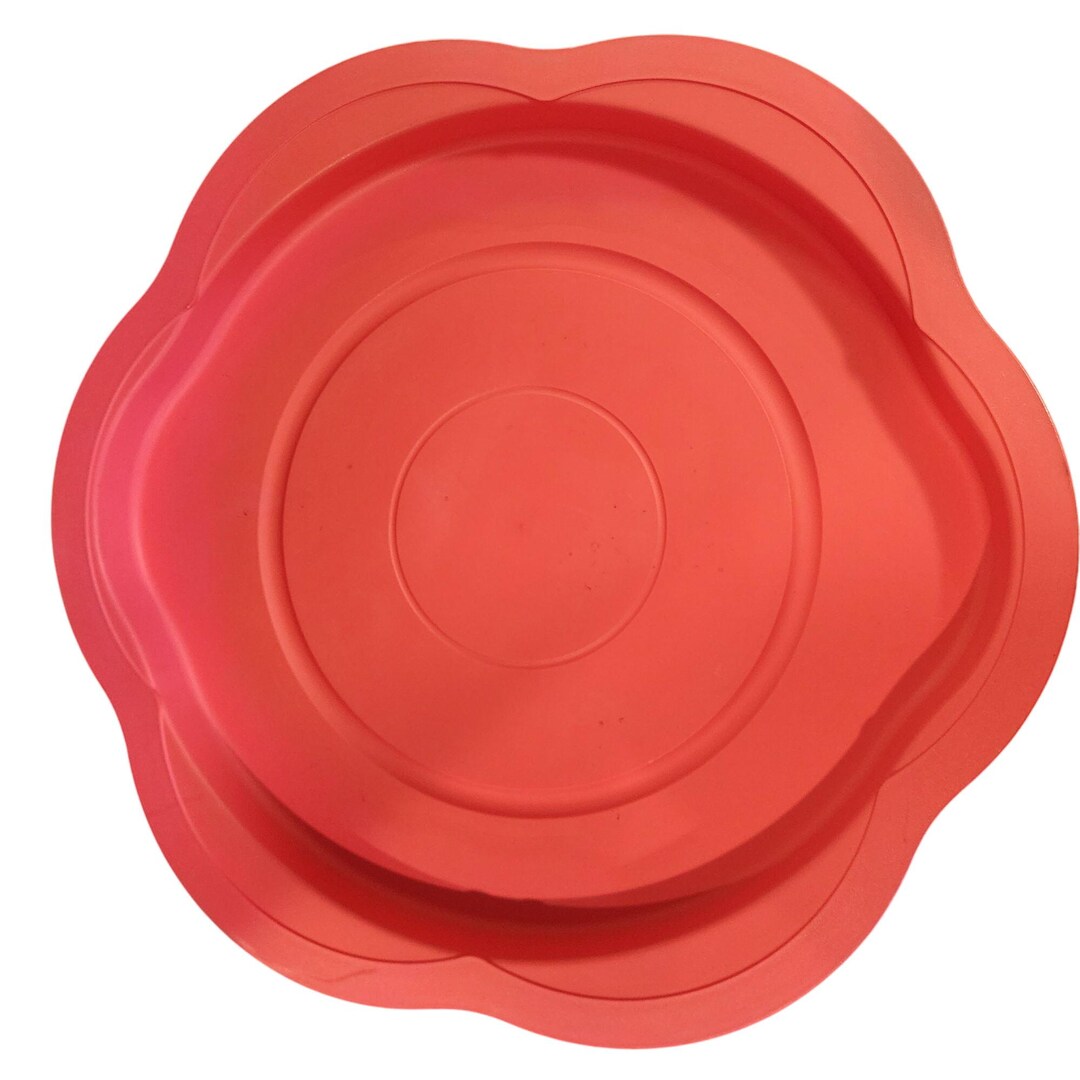 Tupperware Lazy Susan Servaleir Red - Etsy