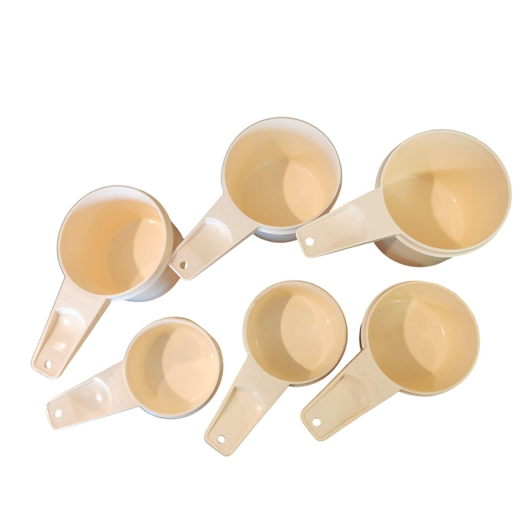 Tupperware Vintage Measuring Cups Full Set - Etsy