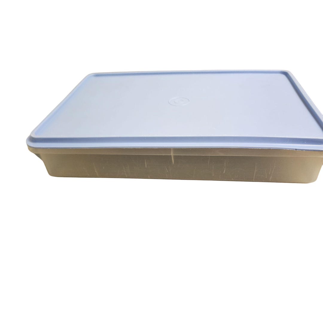 Tupperware Rectangular Storage Container With Lid - Etsy