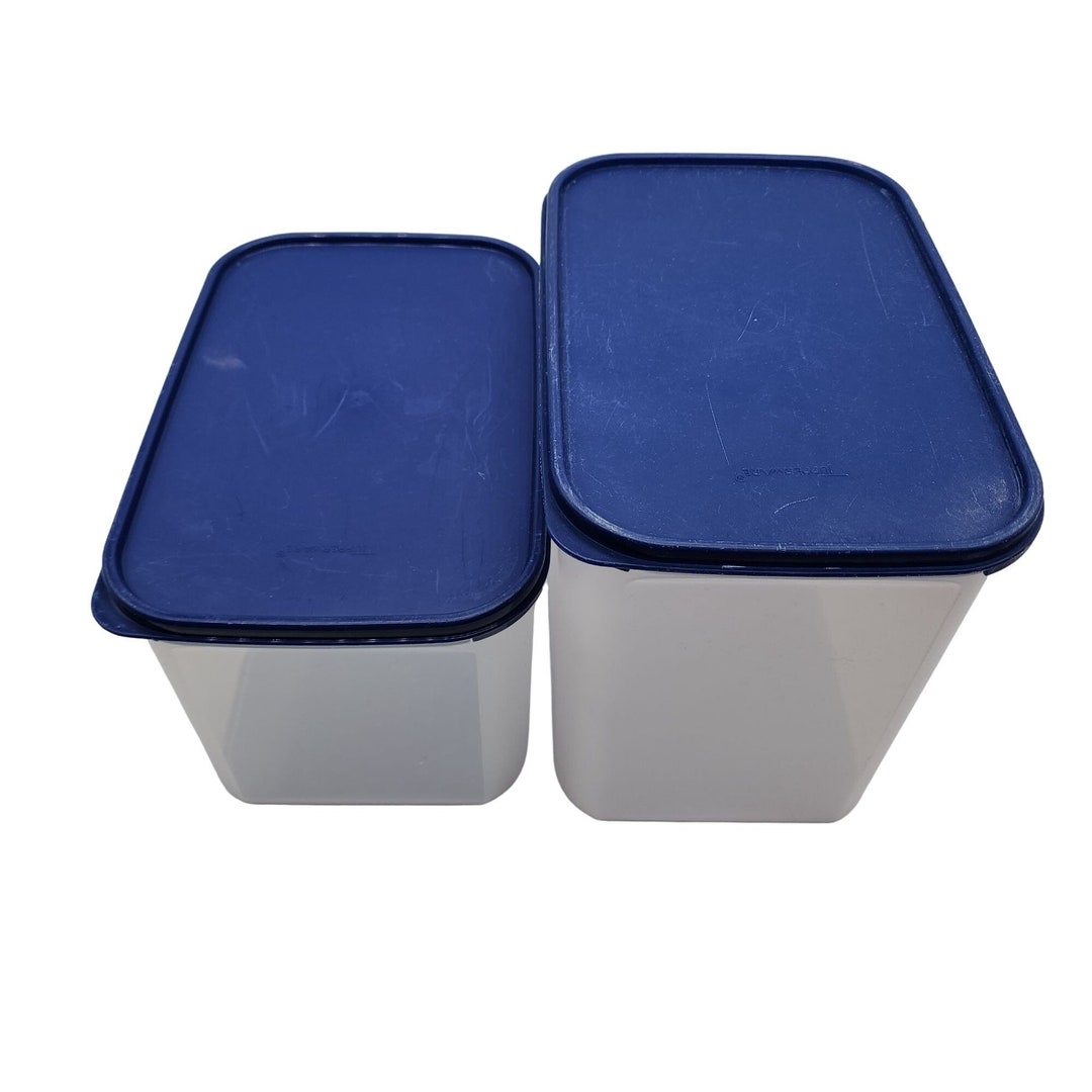 Vintage Tupperware Modular Mates 2 & 3 Blue - Etsy