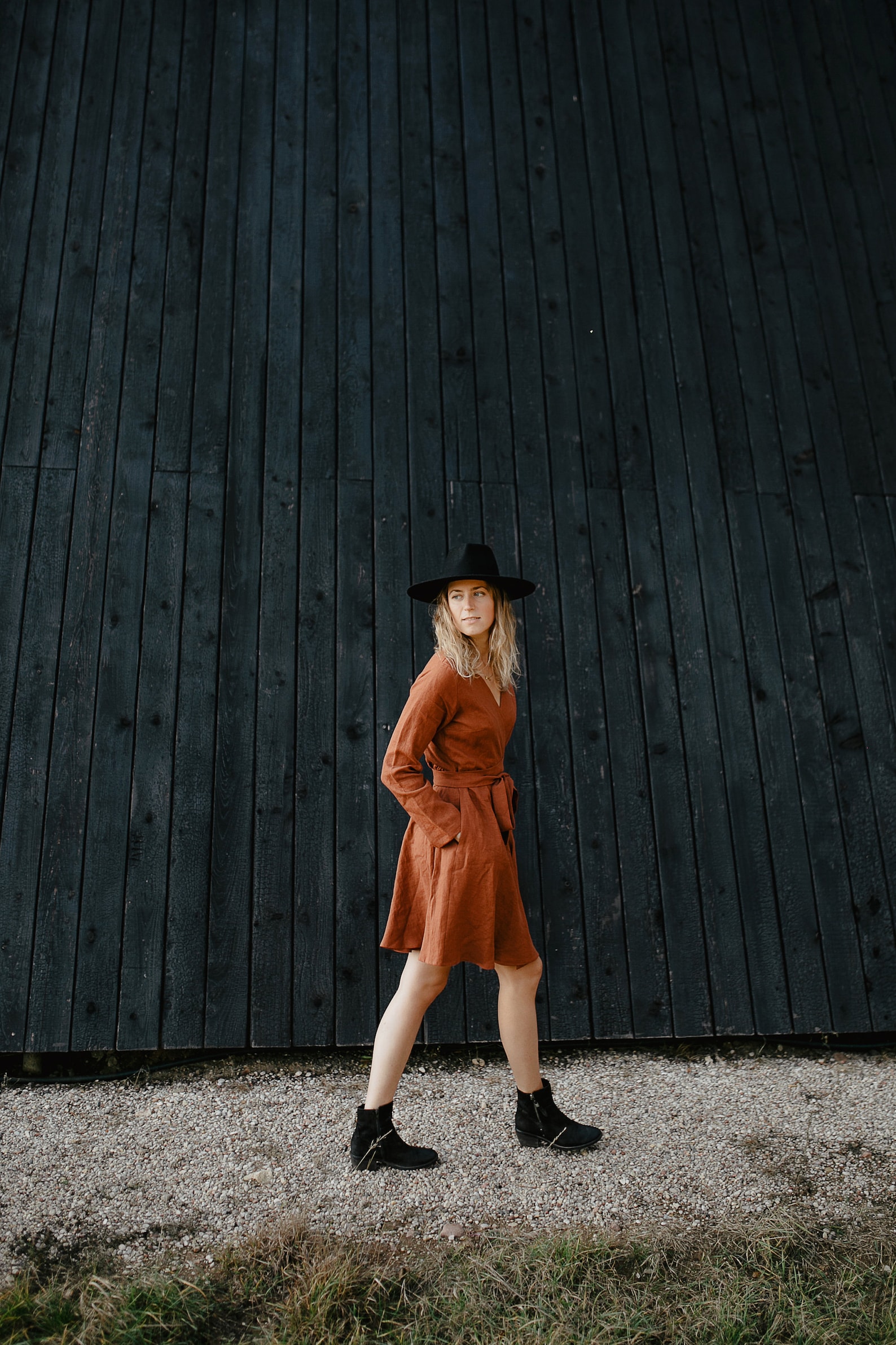 Berlin Dress Bridesmaids Dress Wrap Dress Linen Dress - Etsy