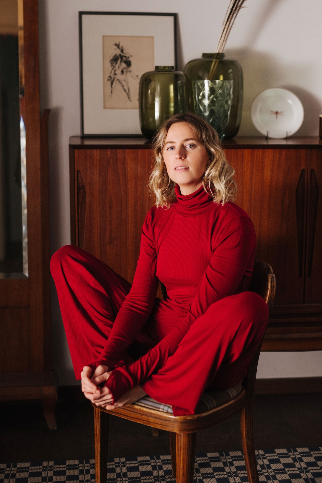Mora Suit, Lounge Cotton Set, Burgundy Leisure Set, Home Wear, Women ...