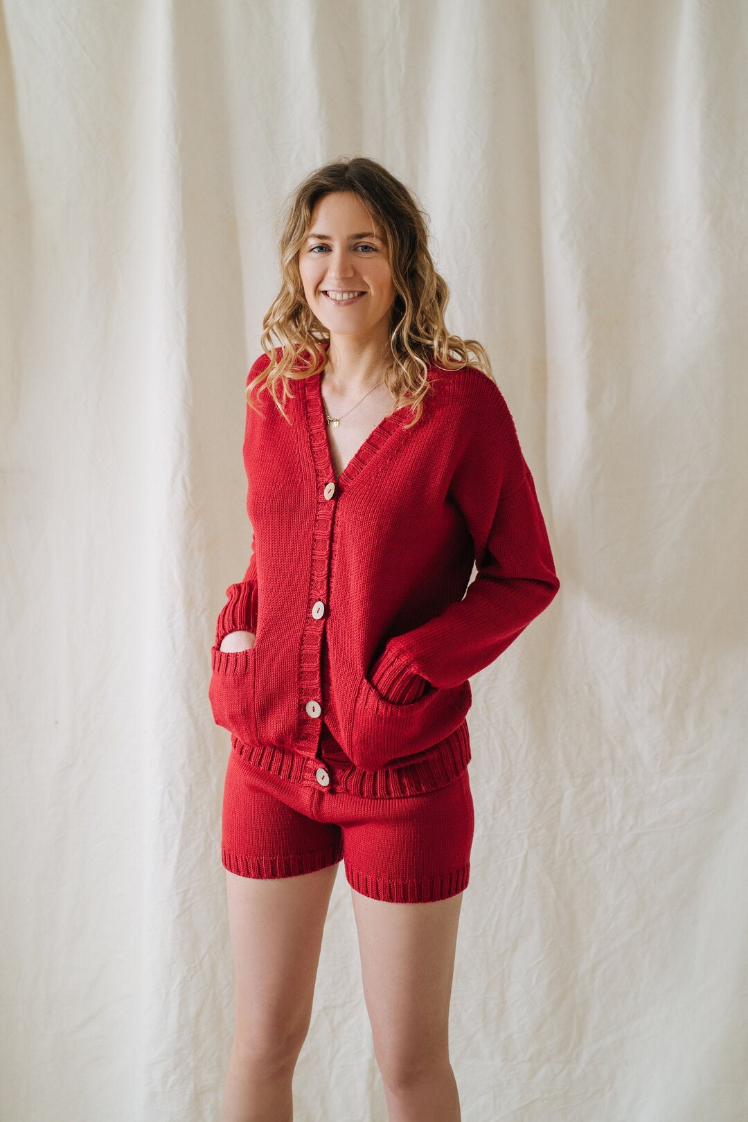 Pansy Shorts, Knitted Wool Shorts, Merino Wool Shorts, Summer Shorts ...
