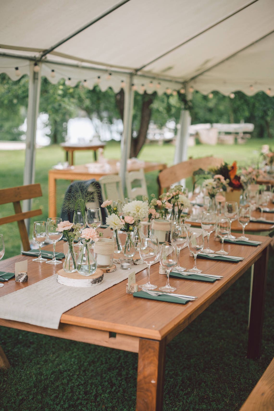 Linen Table Runner Rustic Wedding Natural Linen Table - Etsy