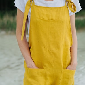 Malibu Jumpsuit - Linen Overall - Women Linen Romper - Long Pants ...