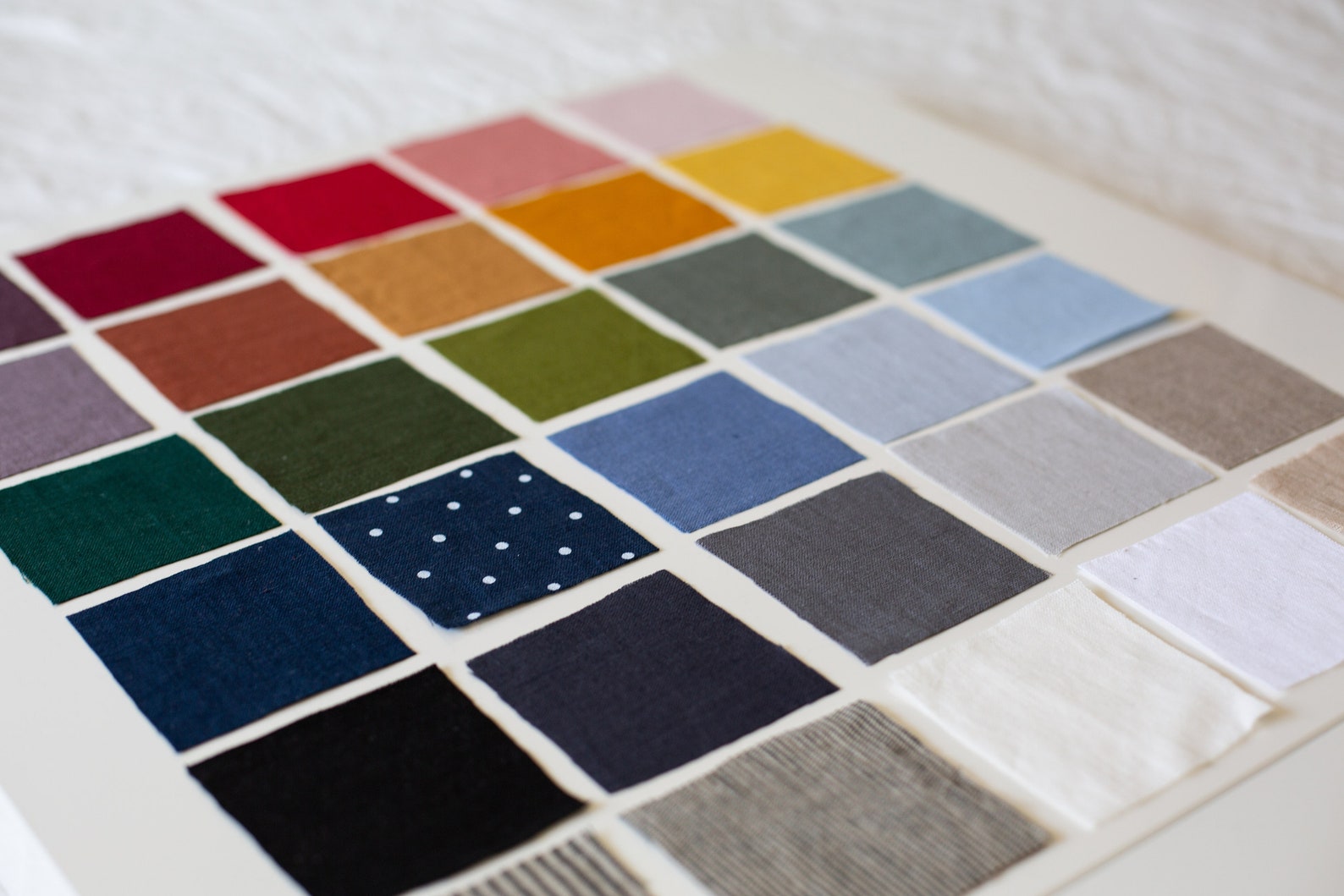 Linen Samples Linen Swatches Linen Fabric Colour Catalog - Etsy