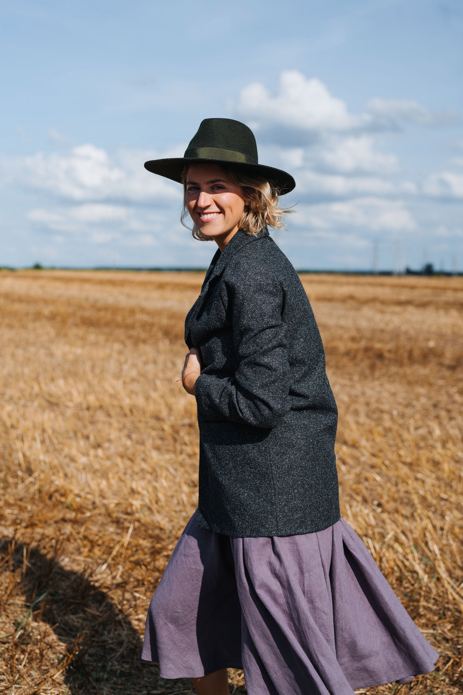 Grey Wool Jacket Winter Wool Blazer Classic Wool Jacket - Etsy