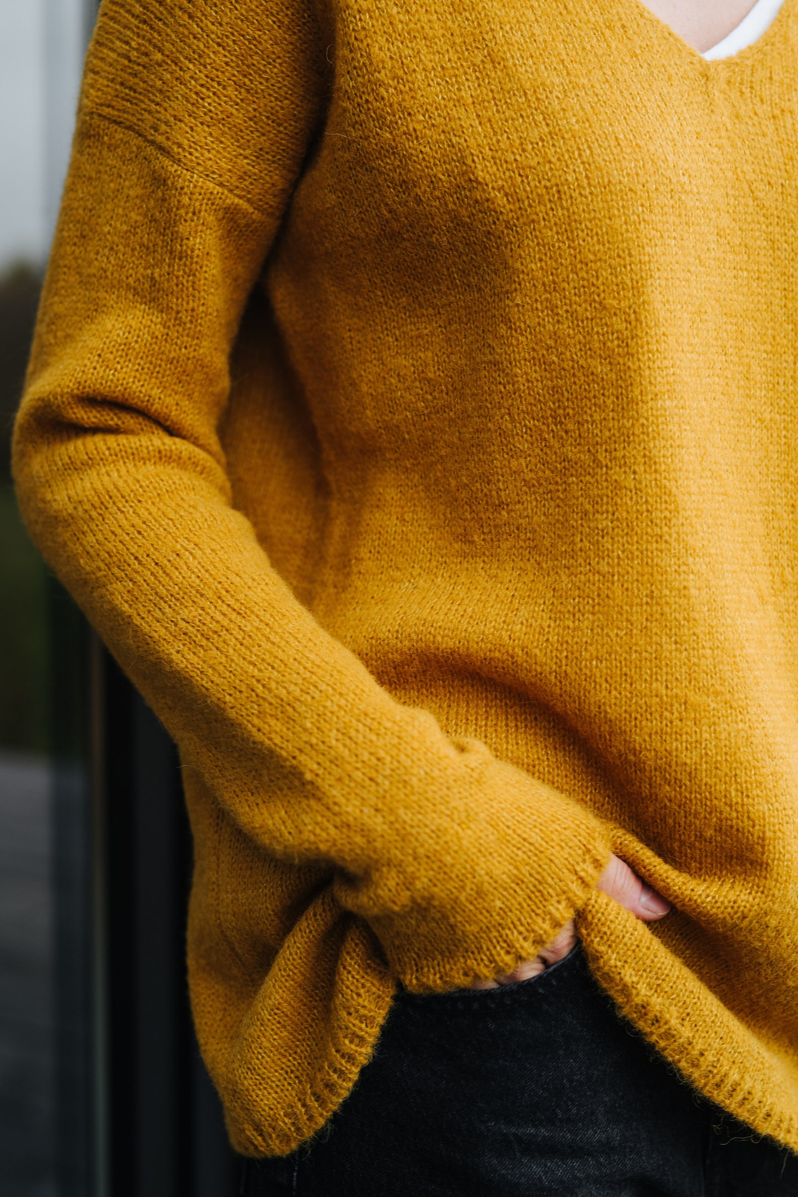 Madeira Pullover - V Neck Pullover - Alpaca Wool Sweater - Hand Knitted ...