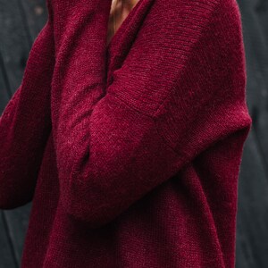 Madeira Pullover - Alpaca Wool Sweater - Hand Knitted Pullover - Women ...