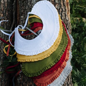 Linen Collar, Removable Linen Collar, Linen Collar for Dresses and Tops ...
