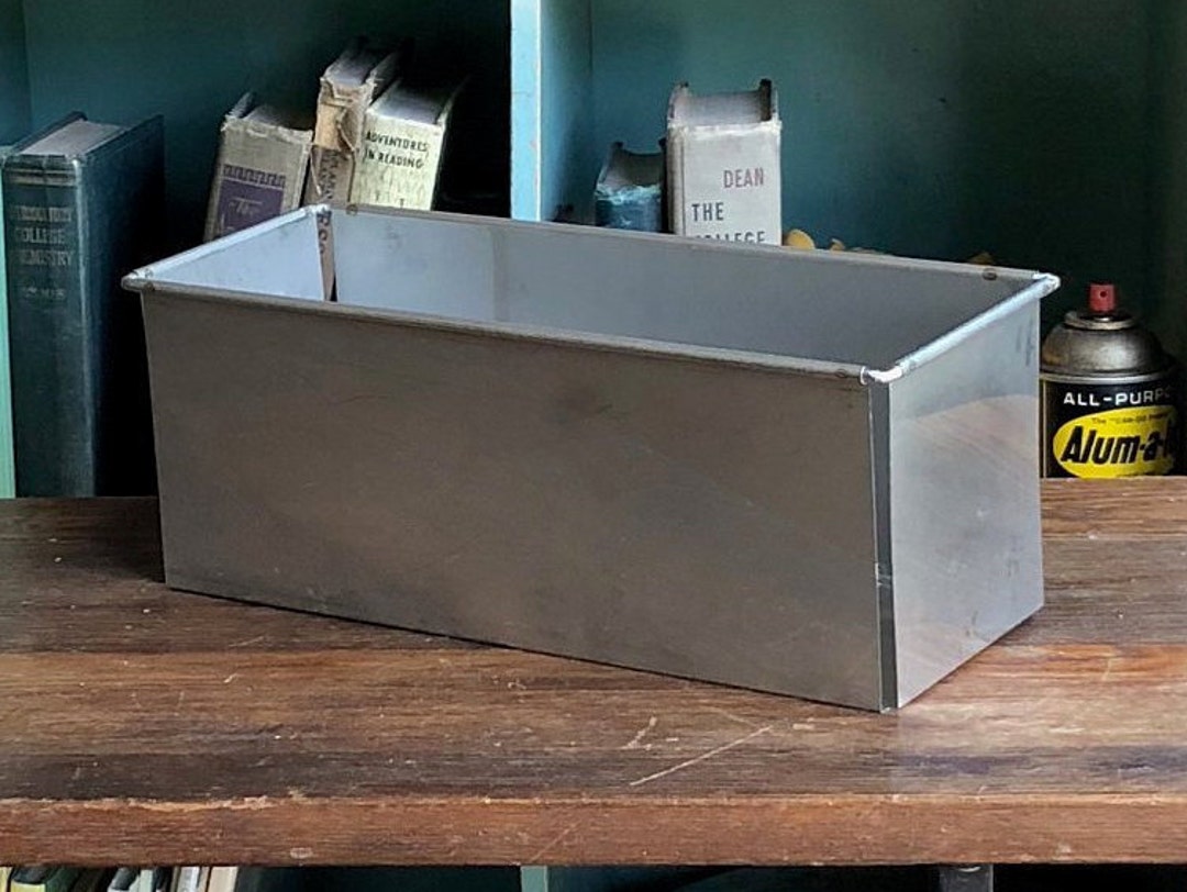 SET of 5 Stainless Steel Industrial Lab Basket SET OF 5, Box, Bin, Tray ...